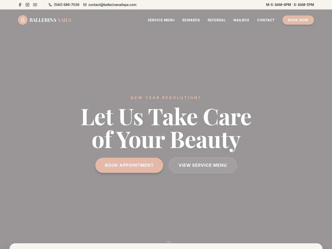 Ballerina Nail Spa Clone