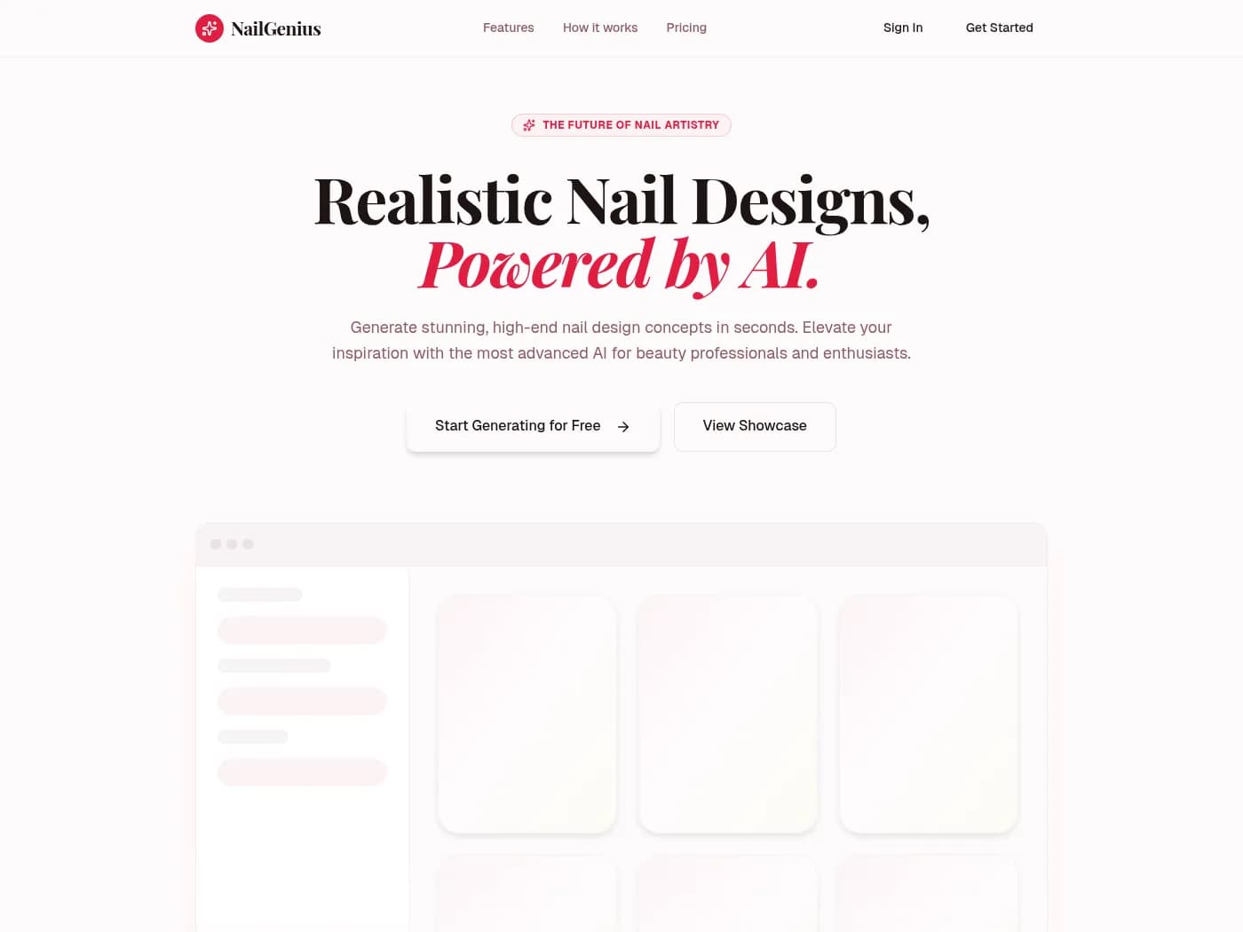 NailGenius AI SaaS