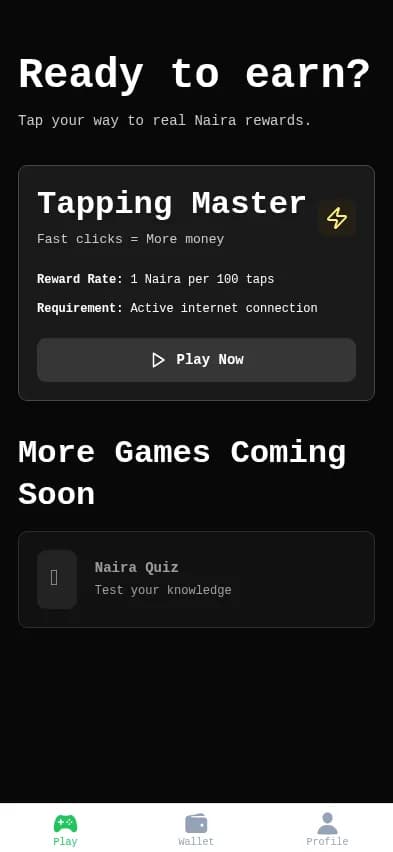 Naira Game Rewards