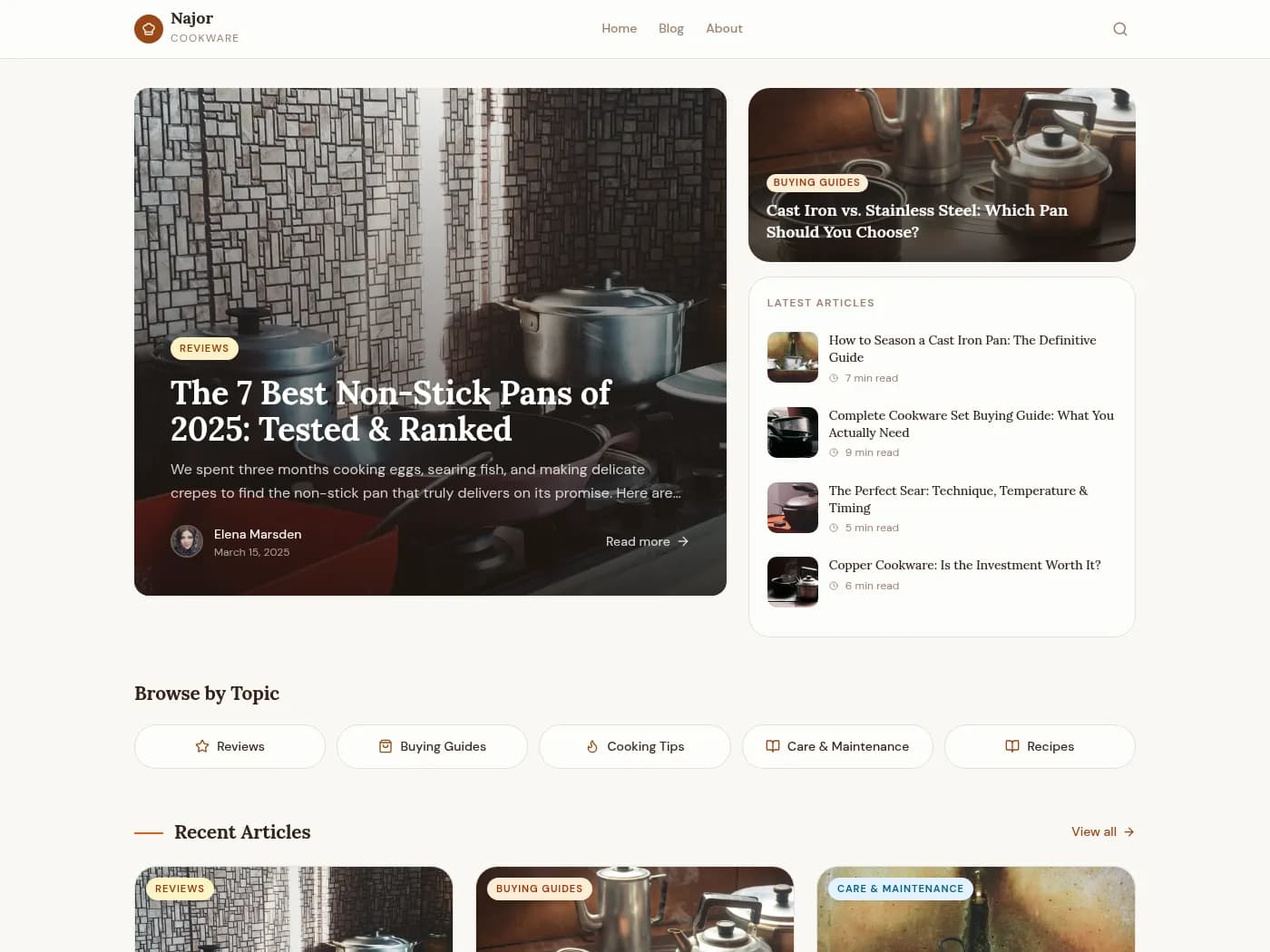 Najor Cookware Blog