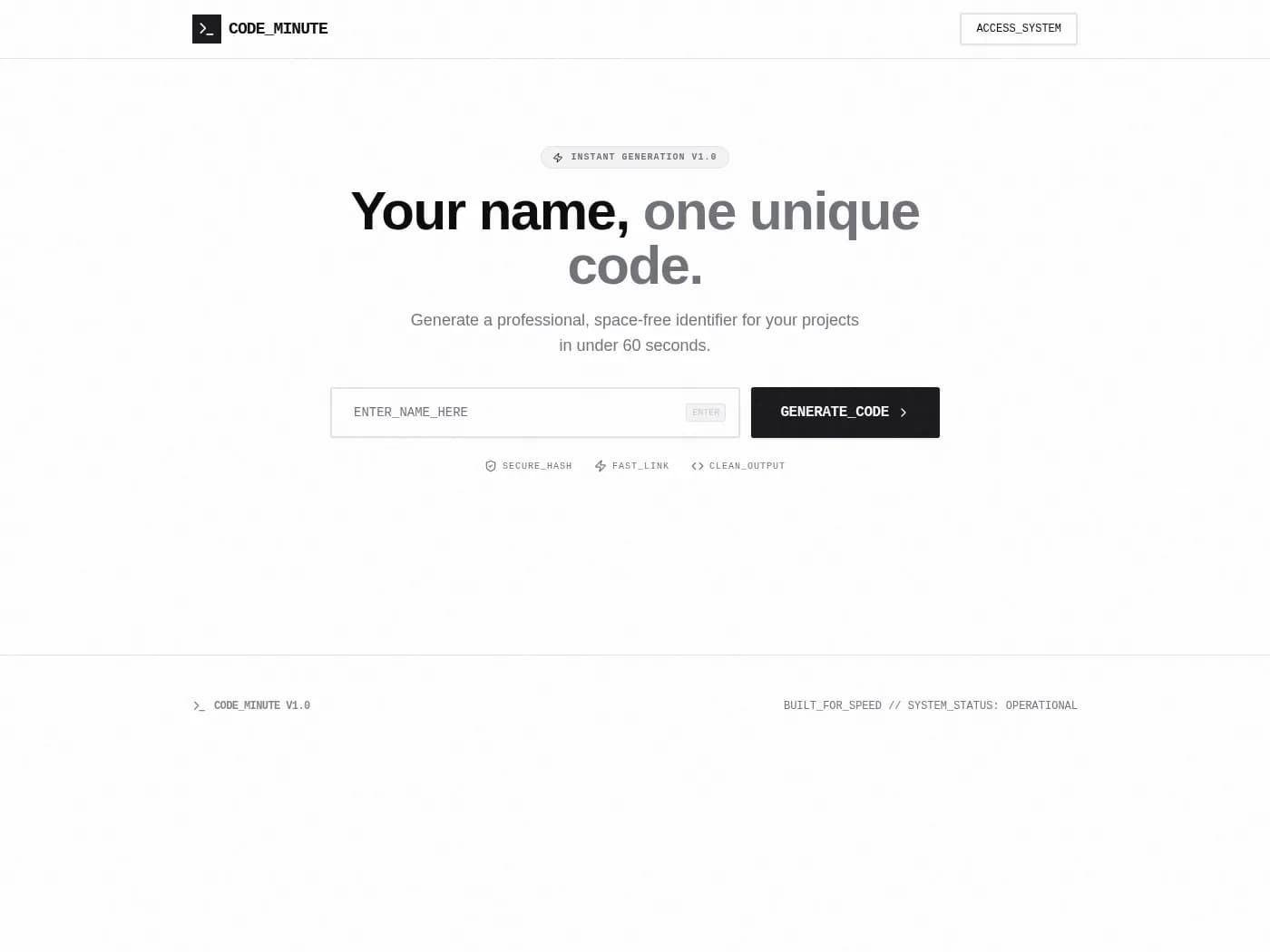 CodeMinute