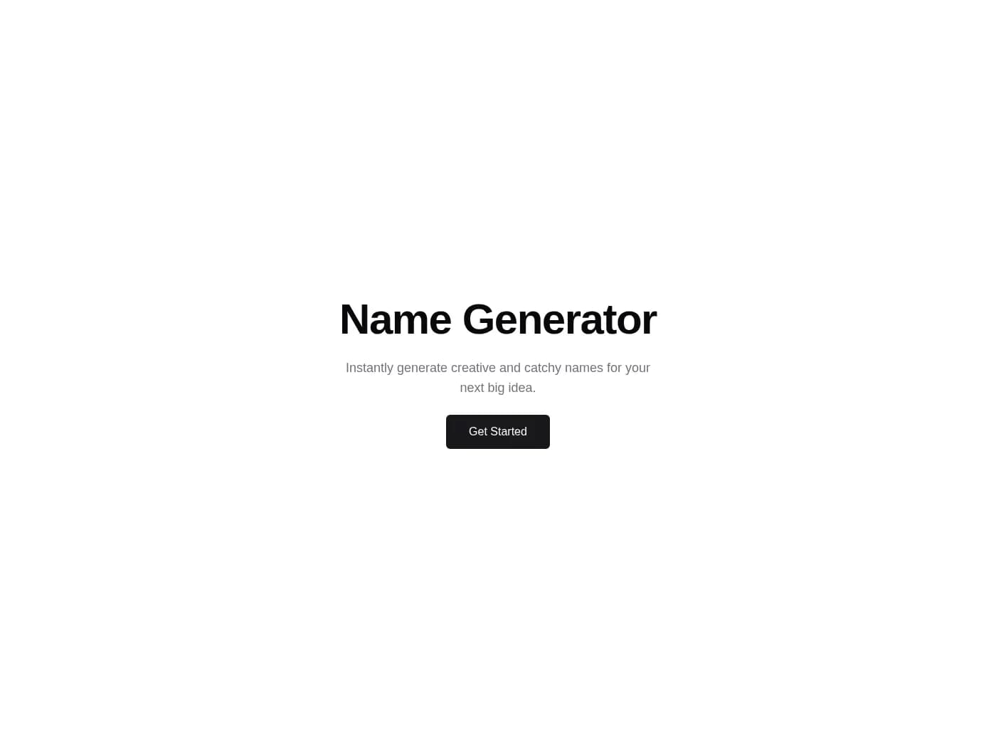 Name Generator