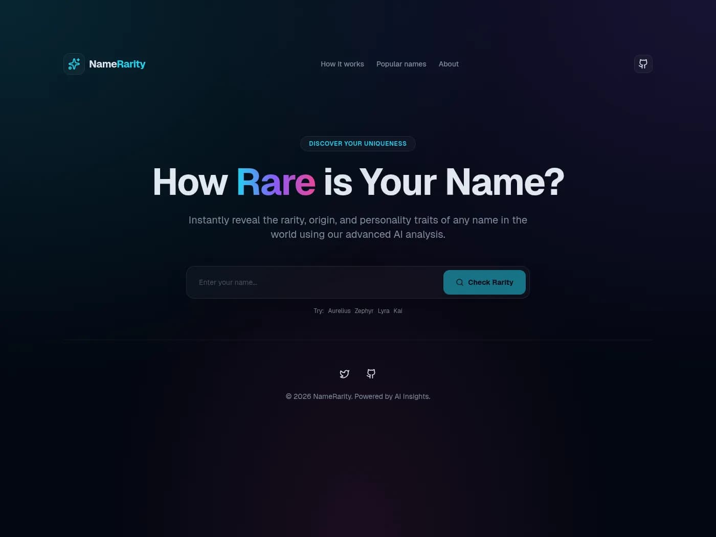 Name Rarity Finder