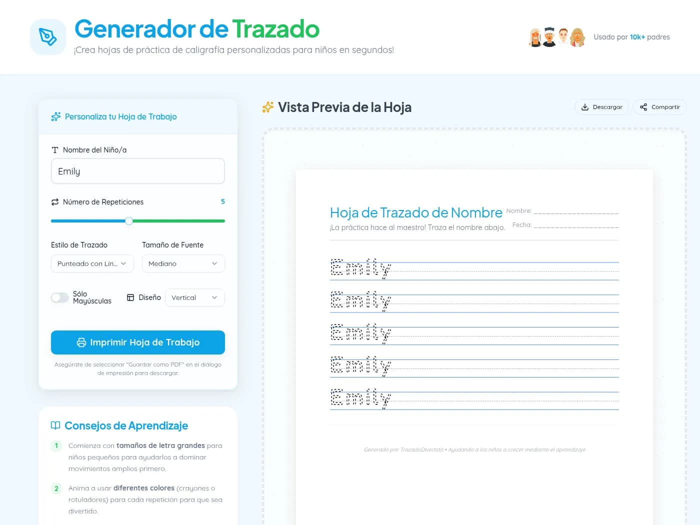Name Tracing Generator