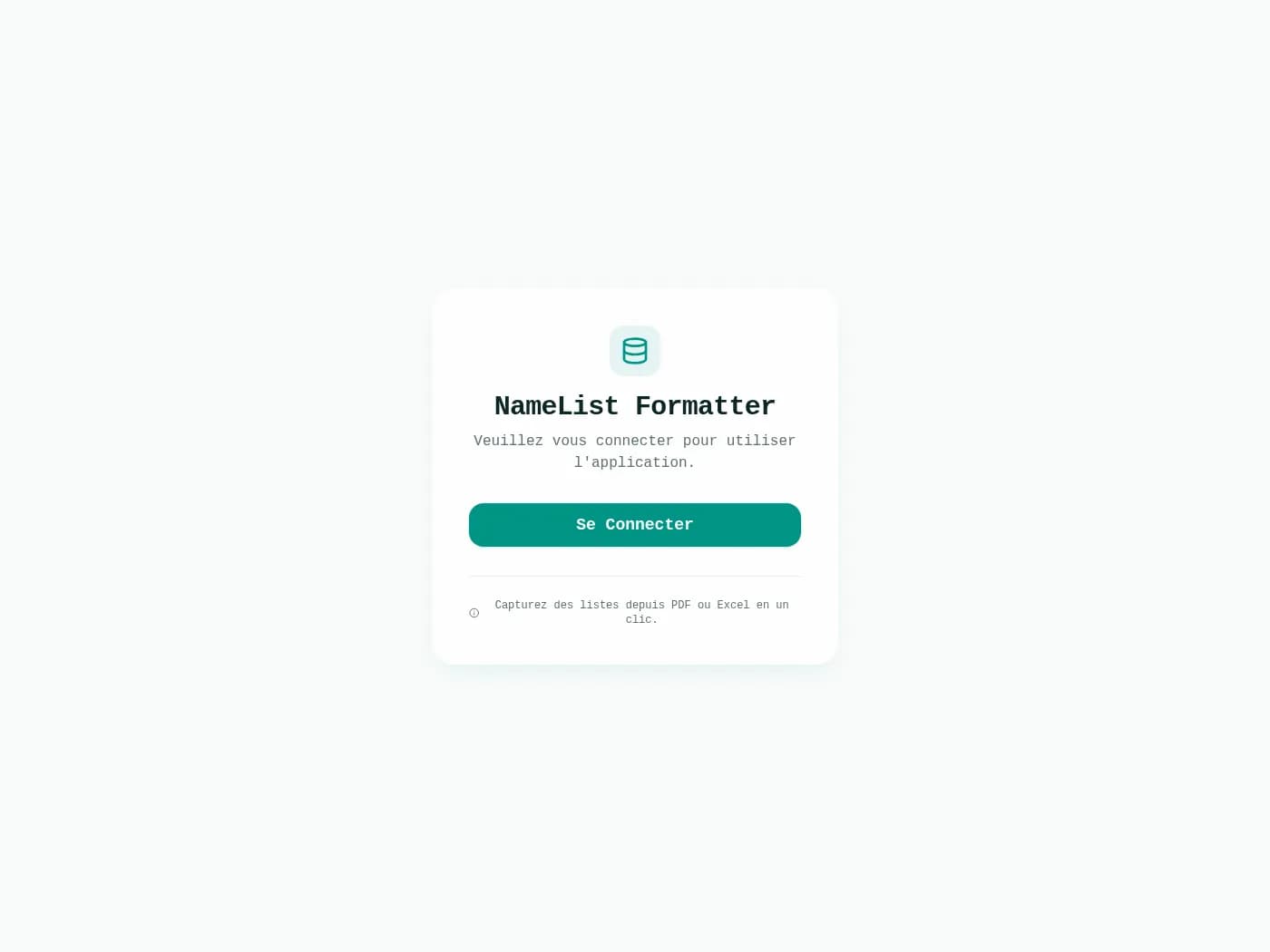 NameList Formatter App