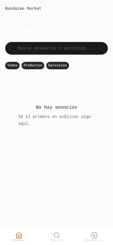 Nandaime Market Web