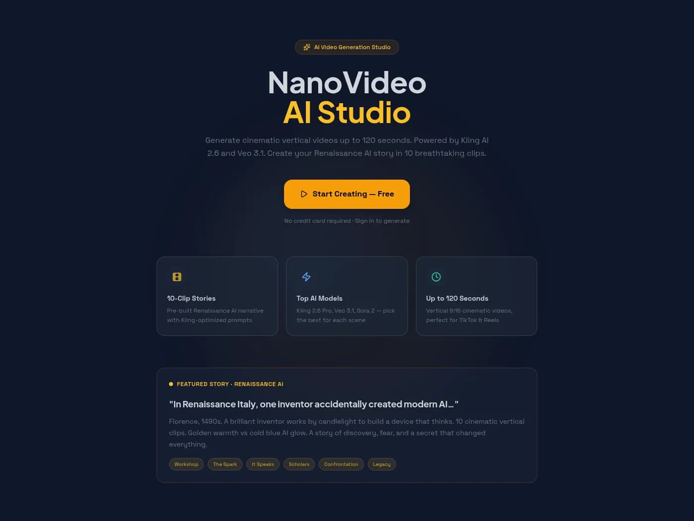 NanoVideo AI Studio
