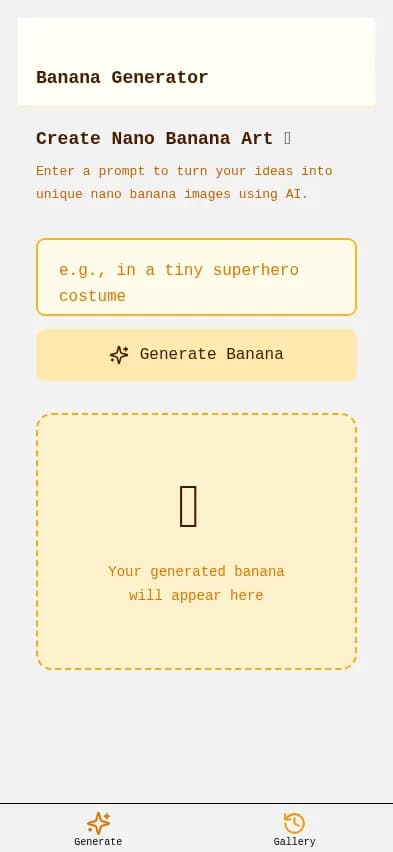 Nano Banana Generator