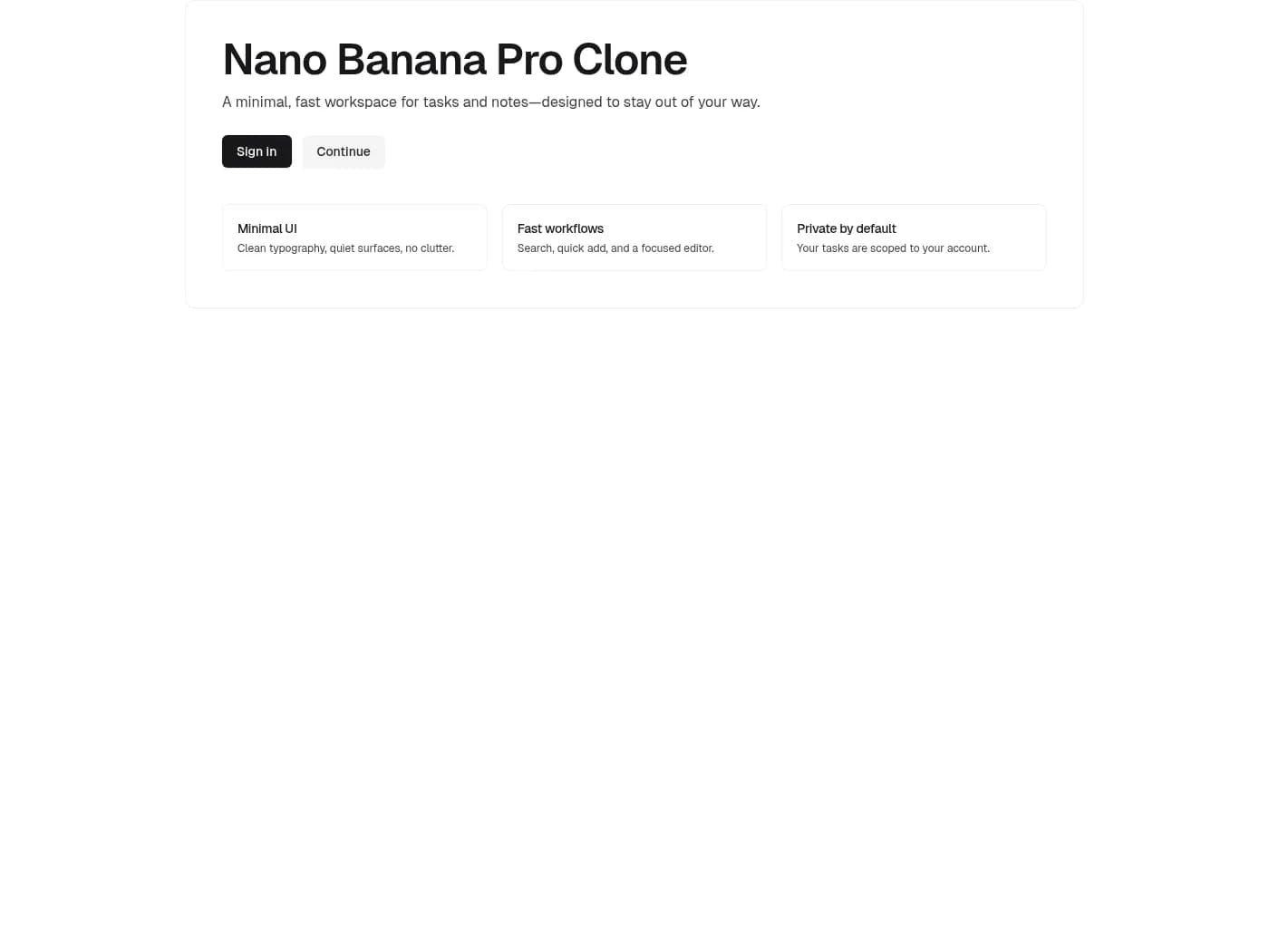 Nano Banana Pro Clone