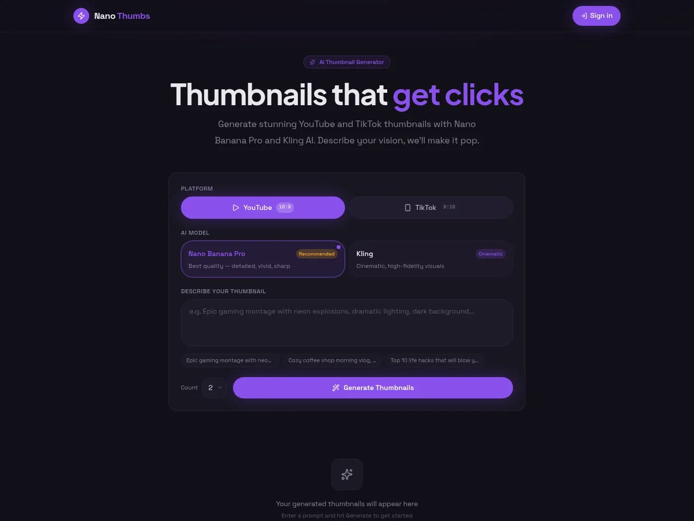 Nano Thumbnail Maker