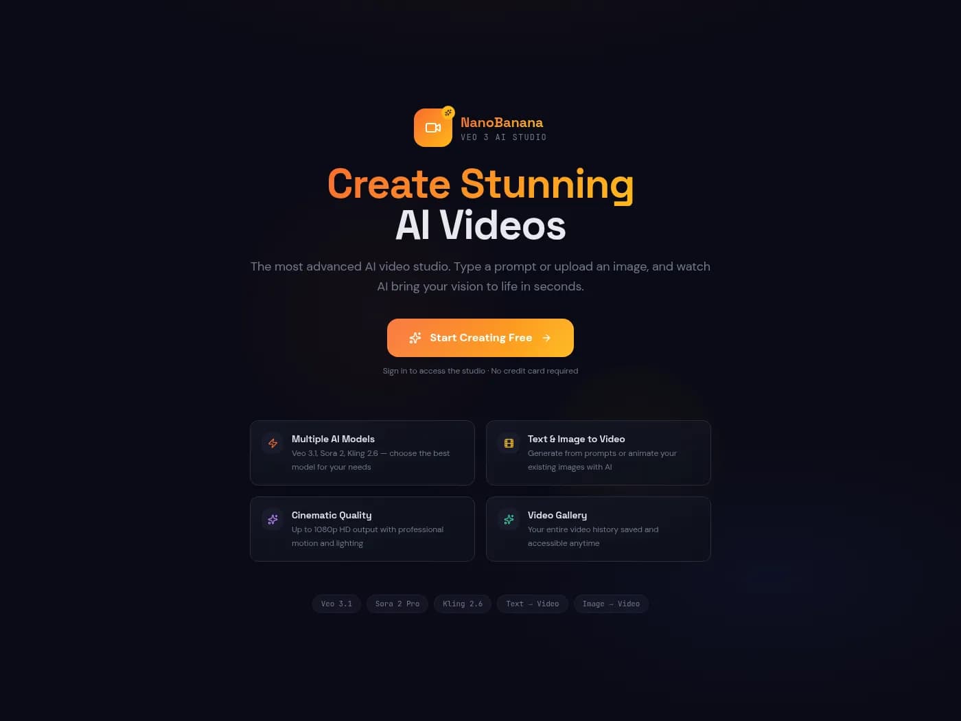 NanoBanana Veo 3 AI Studio