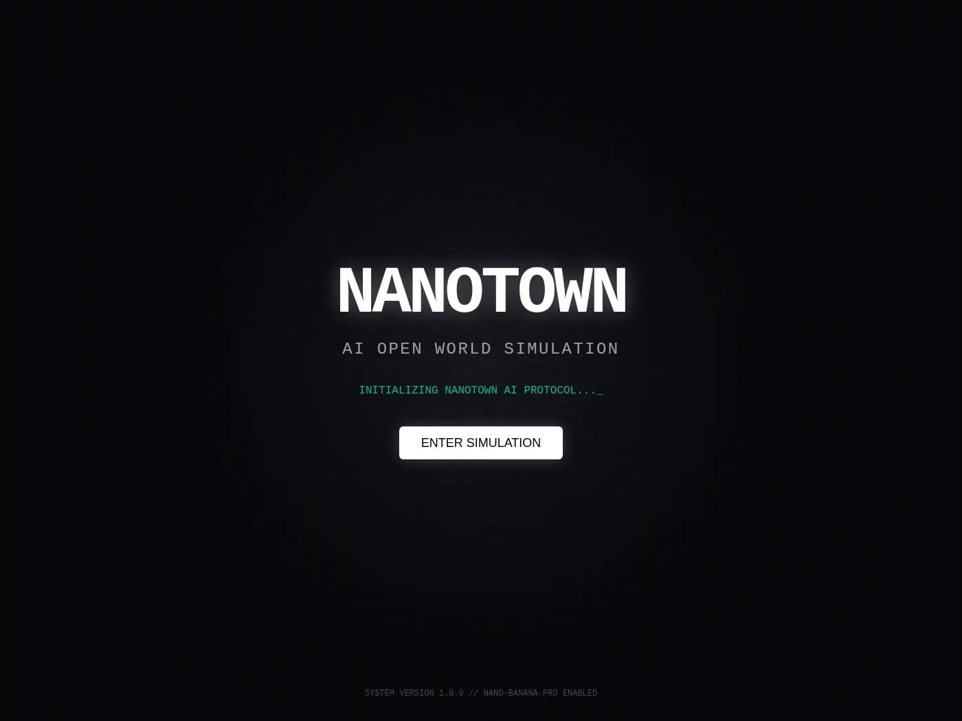 NanoTown AI Open World