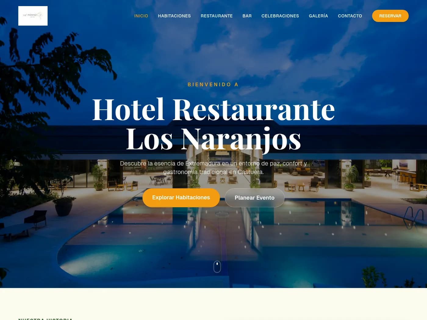 Naranjos Hotel Web Revamp