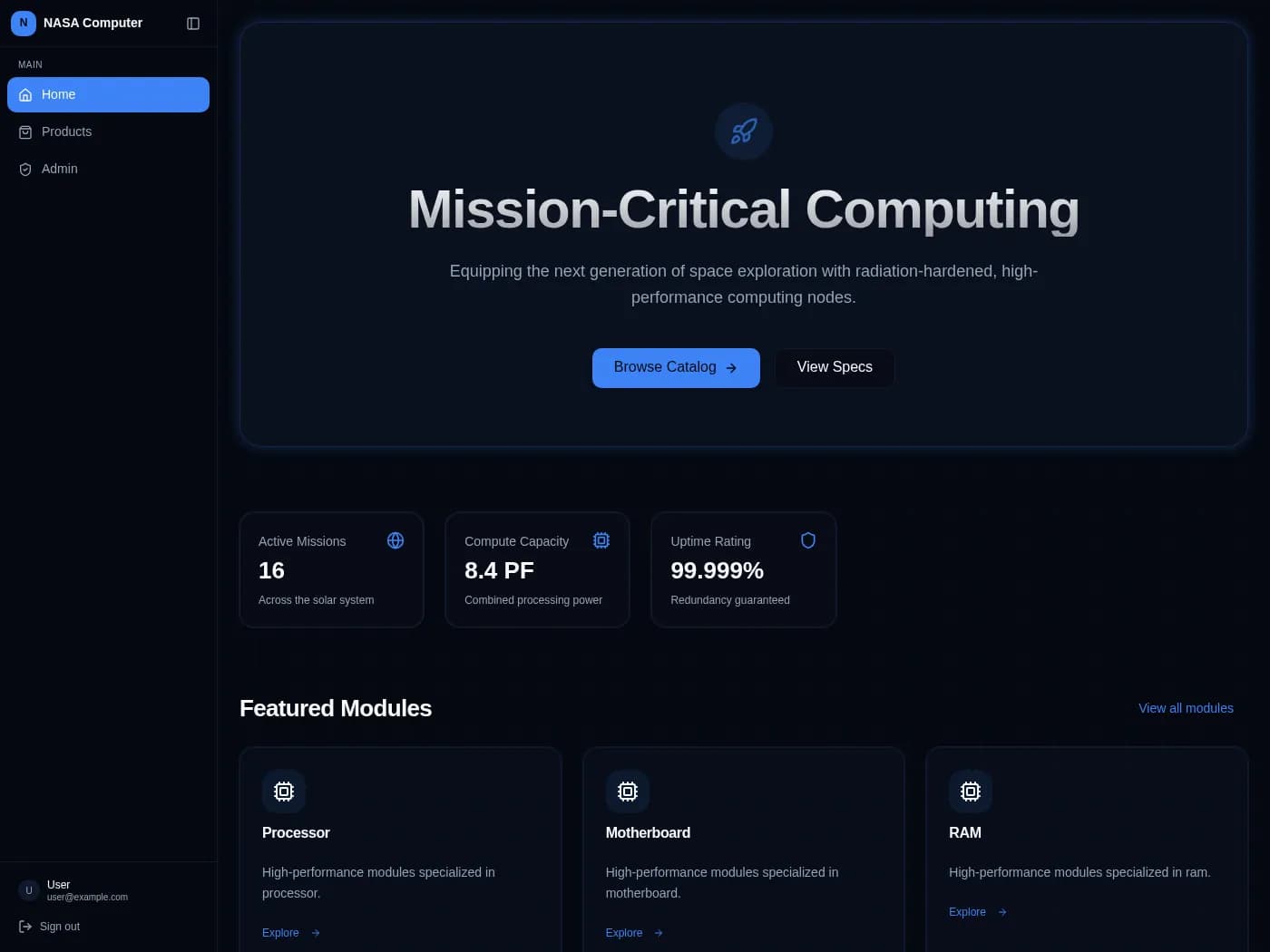 NASA Computer Store