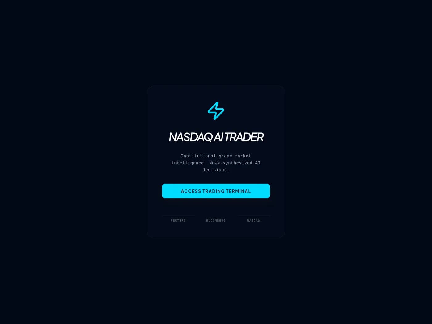 Nasdaq AI Trading Agent
