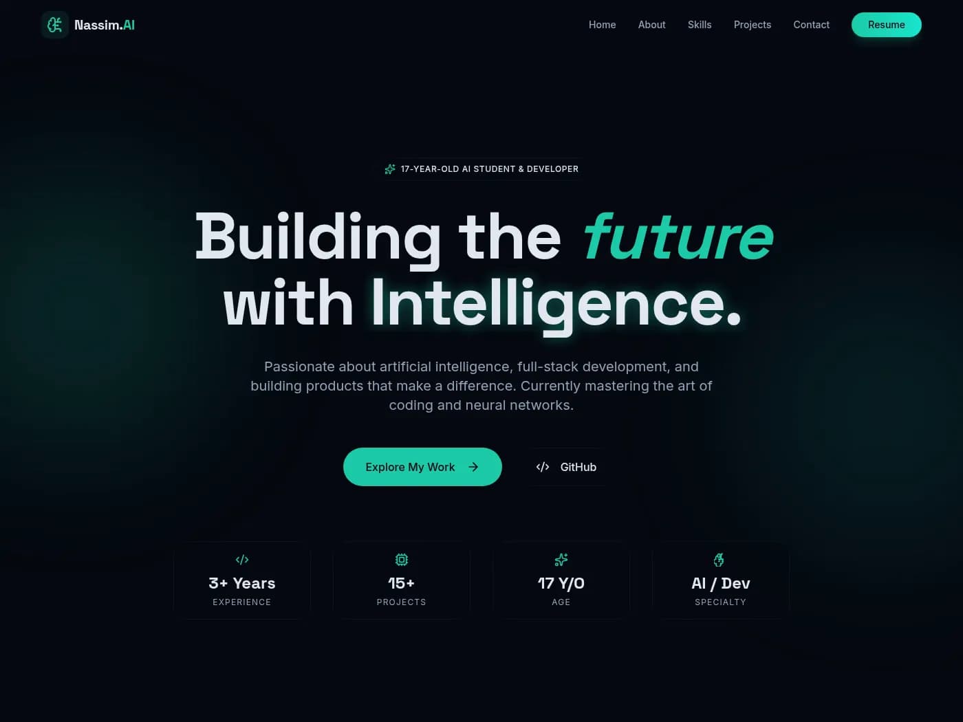 Nassim's AI Portfolio