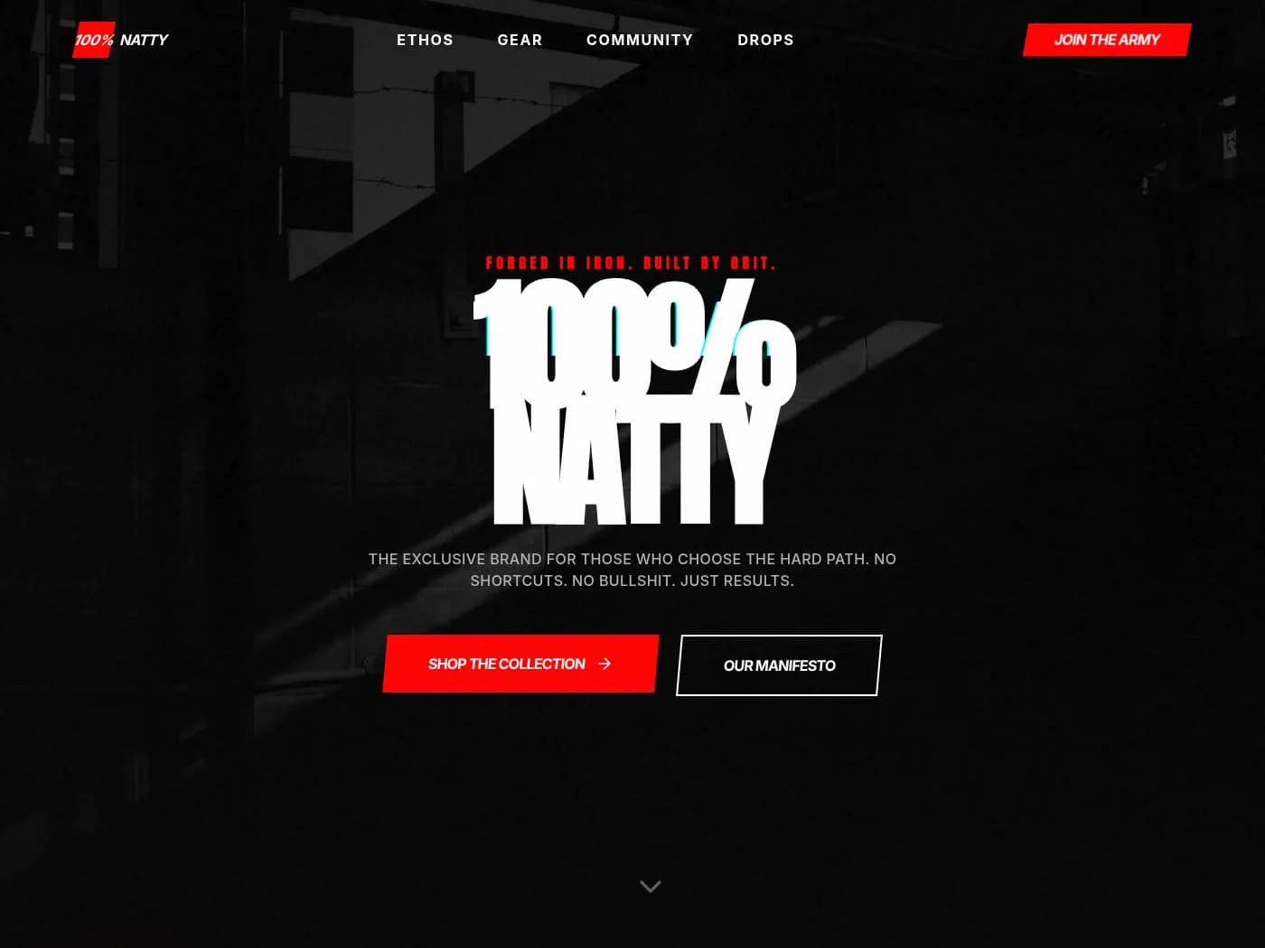 100% Natty Brand Site