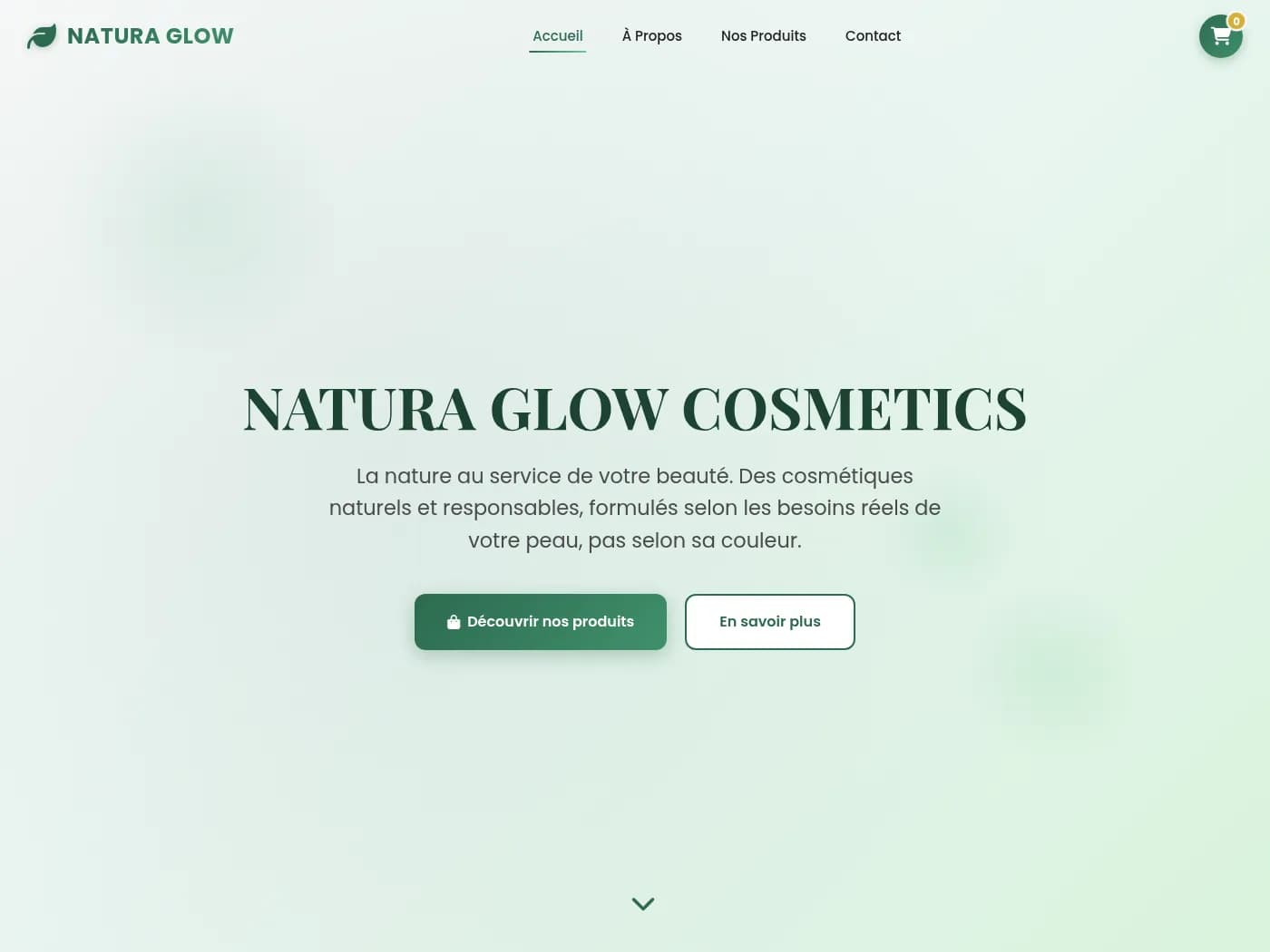Natura Glow Vitrine