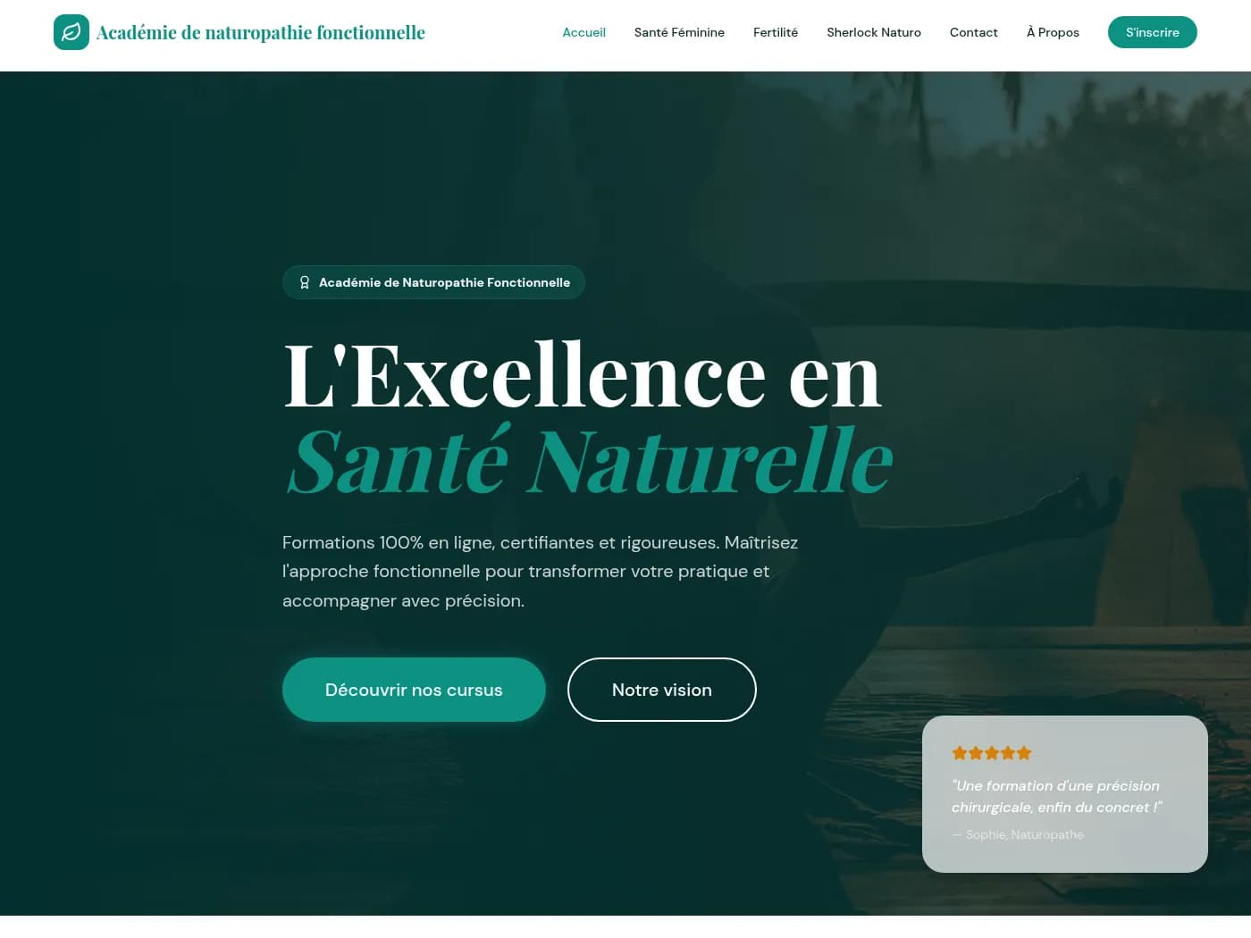 Academie de naturopathie fonctionnelle