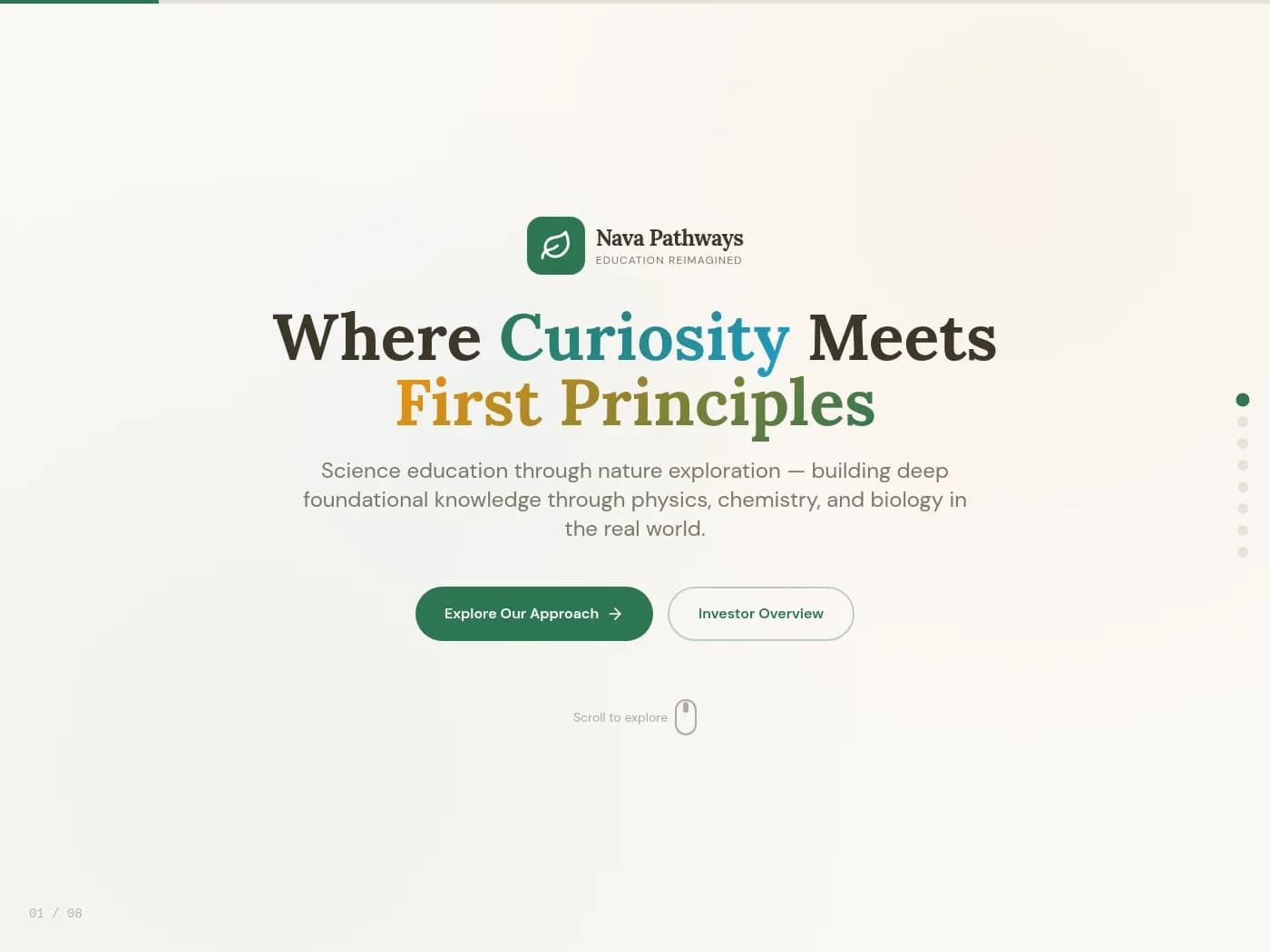 Nava Pathways Pitch Desk