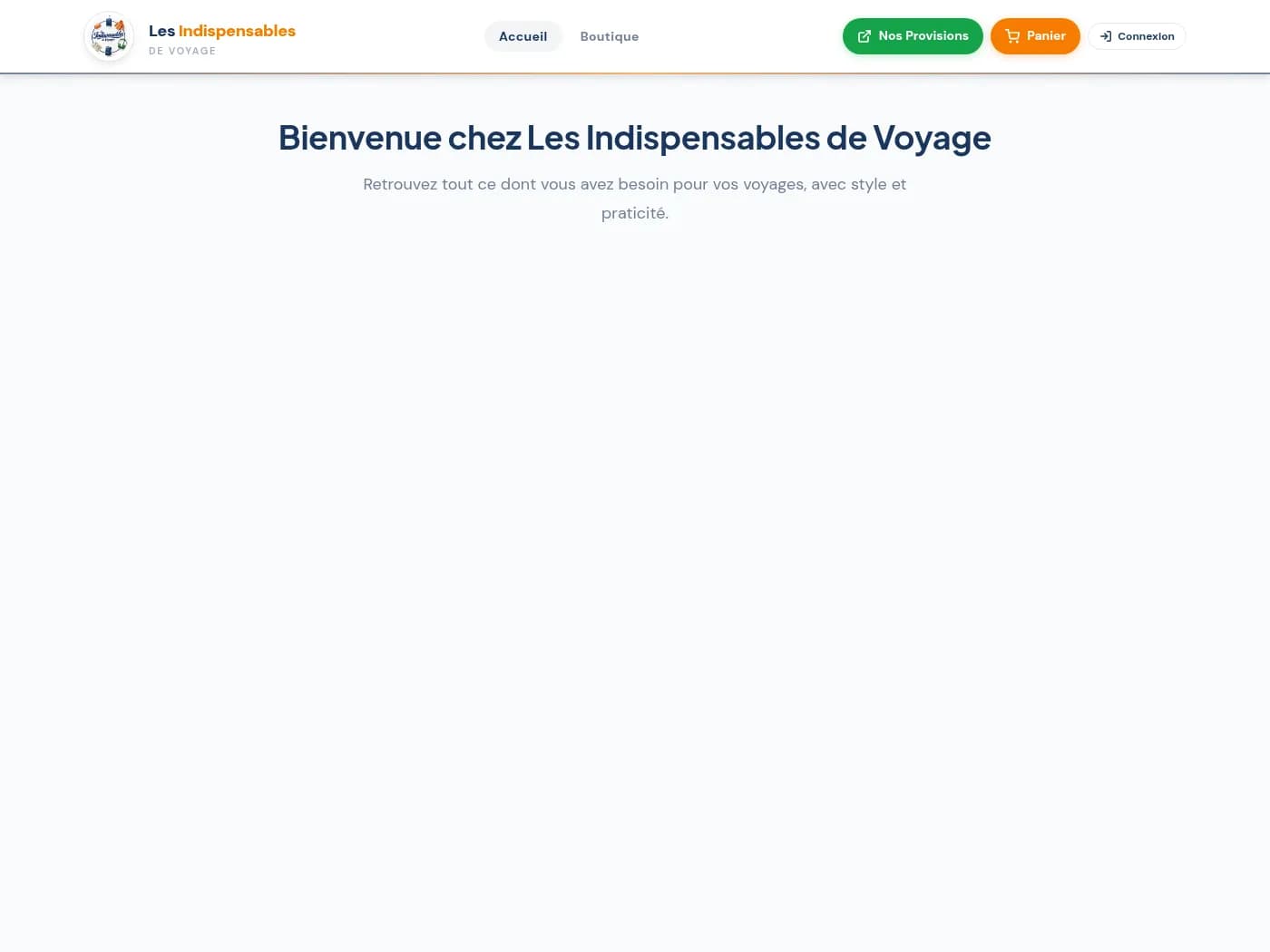 Indispensables Shop Navbar