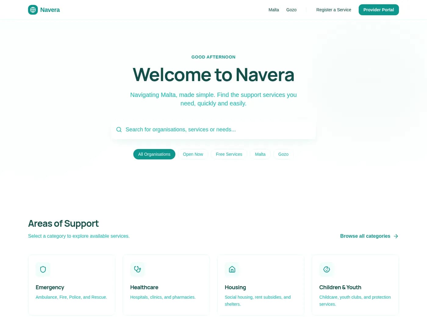 Navera Web Clone