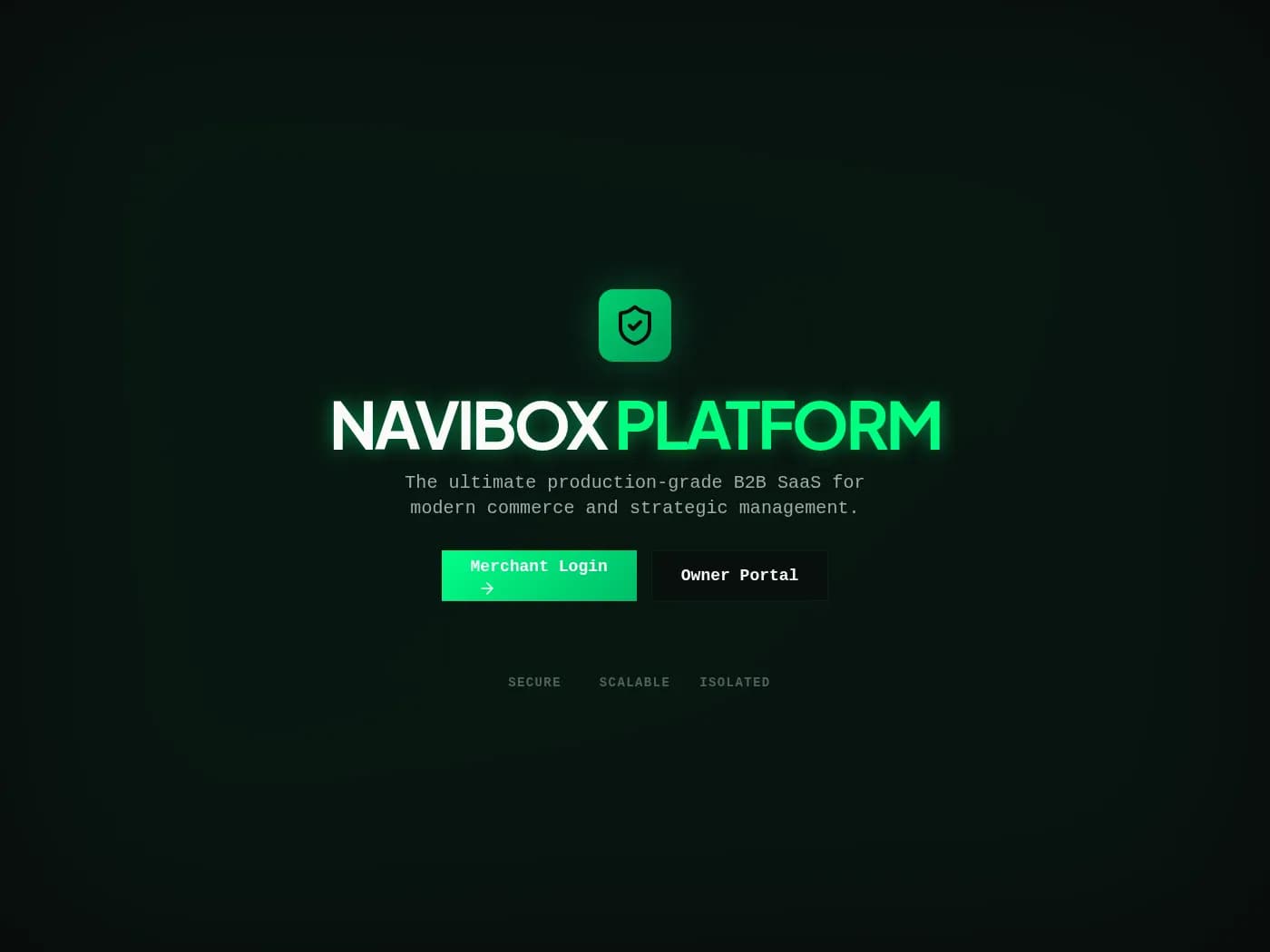 Navibox B2B SaaS Platform