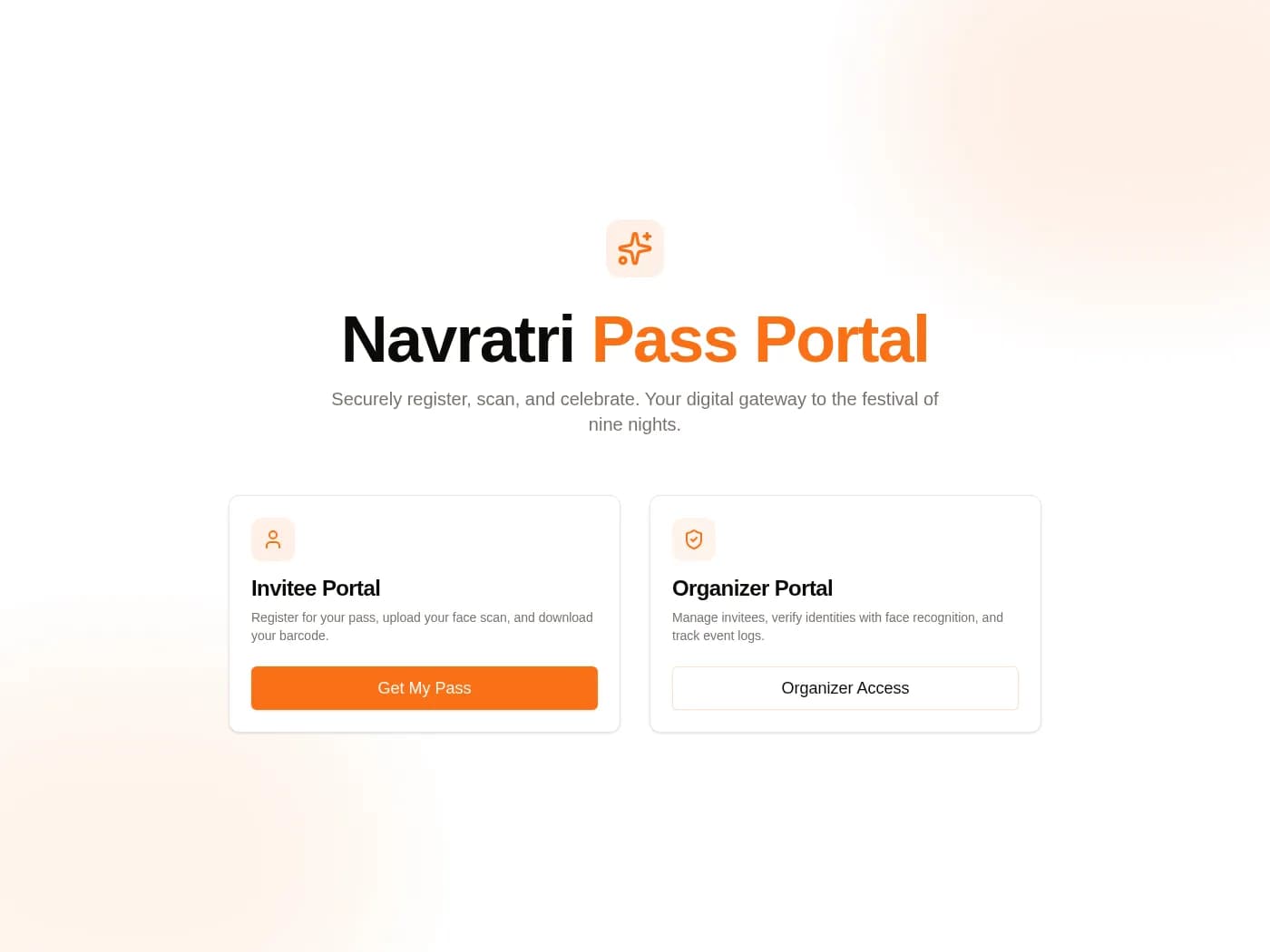 Navratri Pass Portal