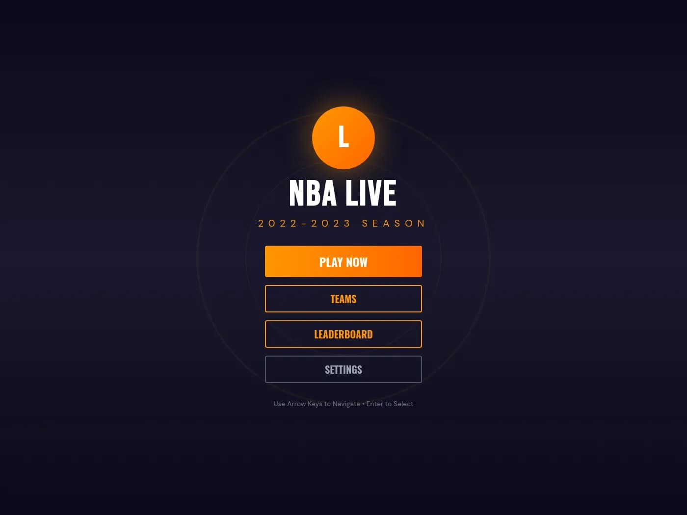 NBA Live Web Clone