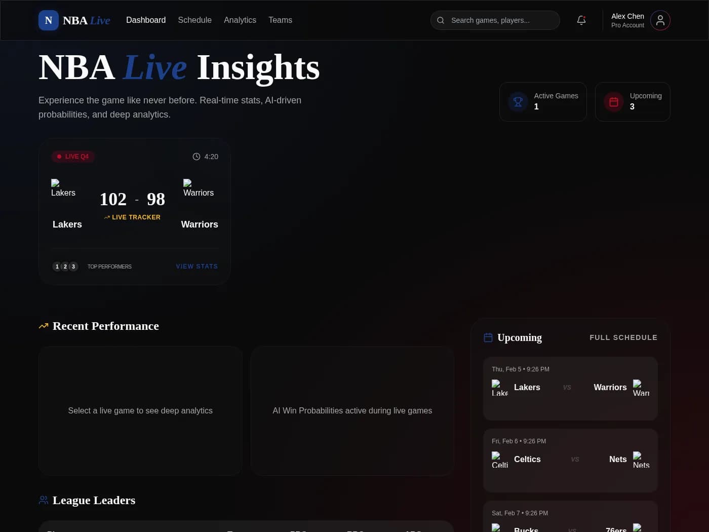 NBA Live Insights