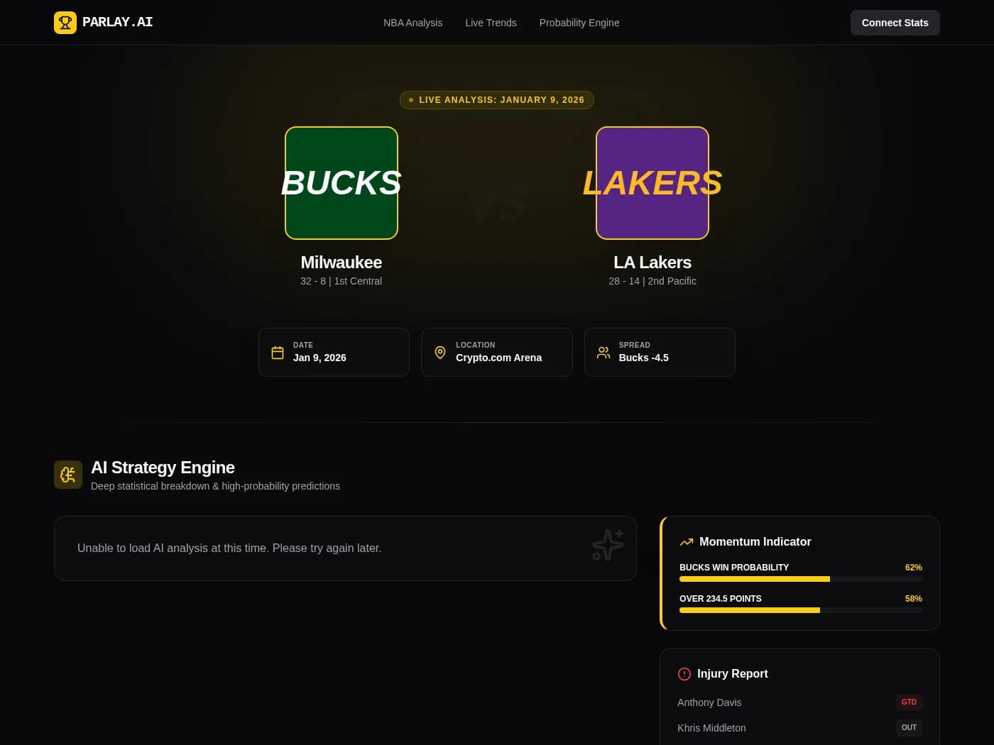 NBA Parlay Predictor