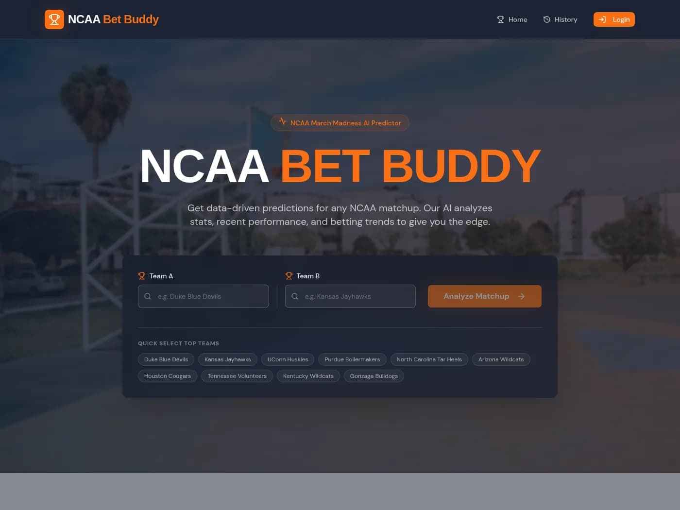 NCAA Bet Buddy