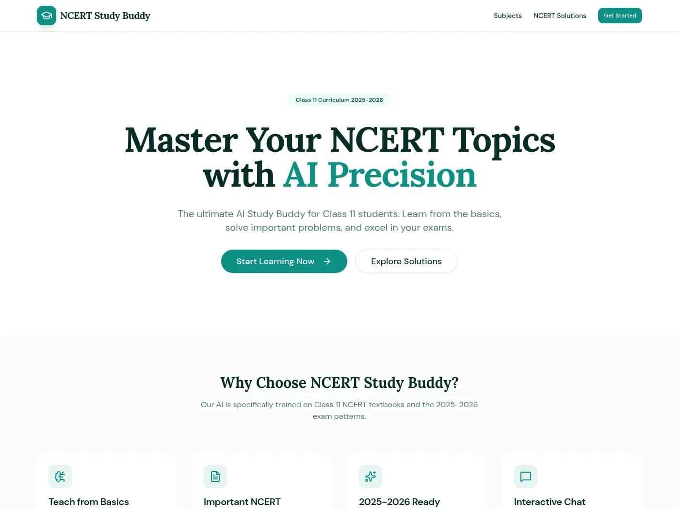 NCERT AI Study Buddy