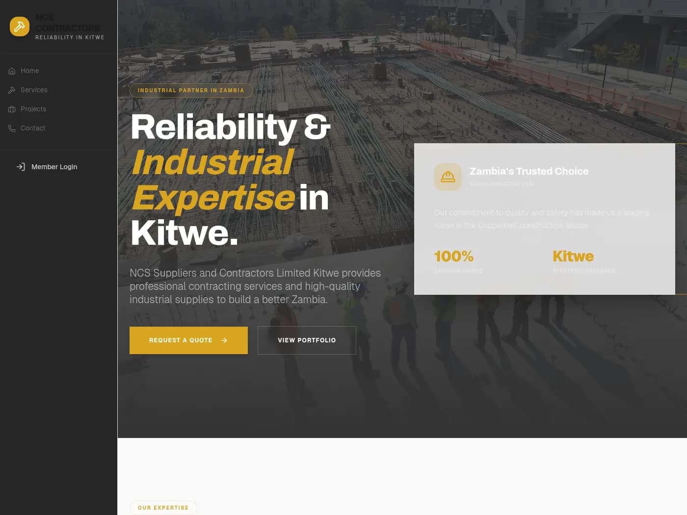 NCS Contractors Web Presence