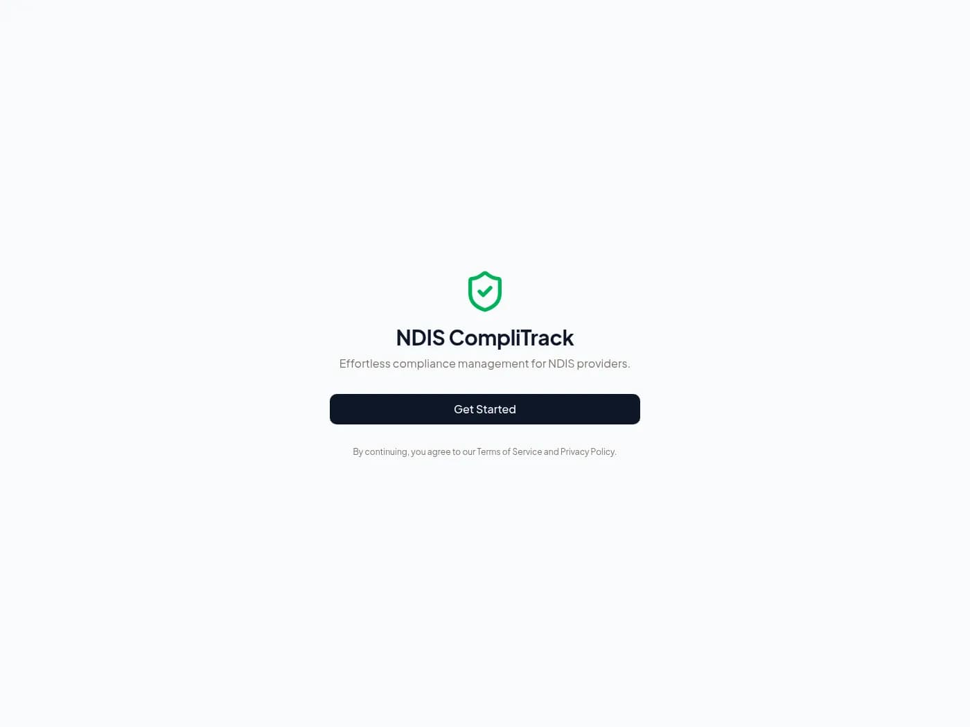 NDIS Compliance Docs App