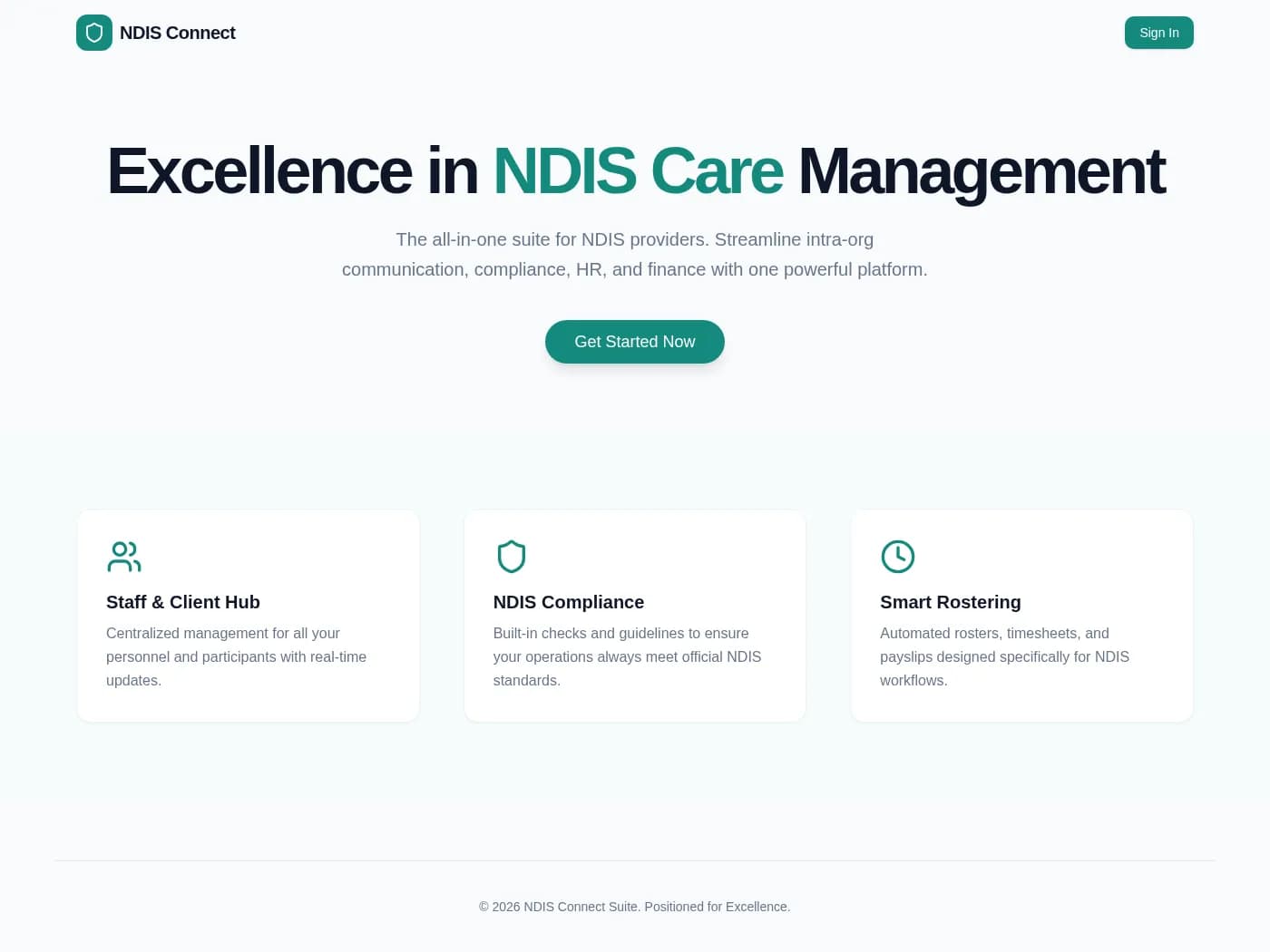 NDIS Connect Suite