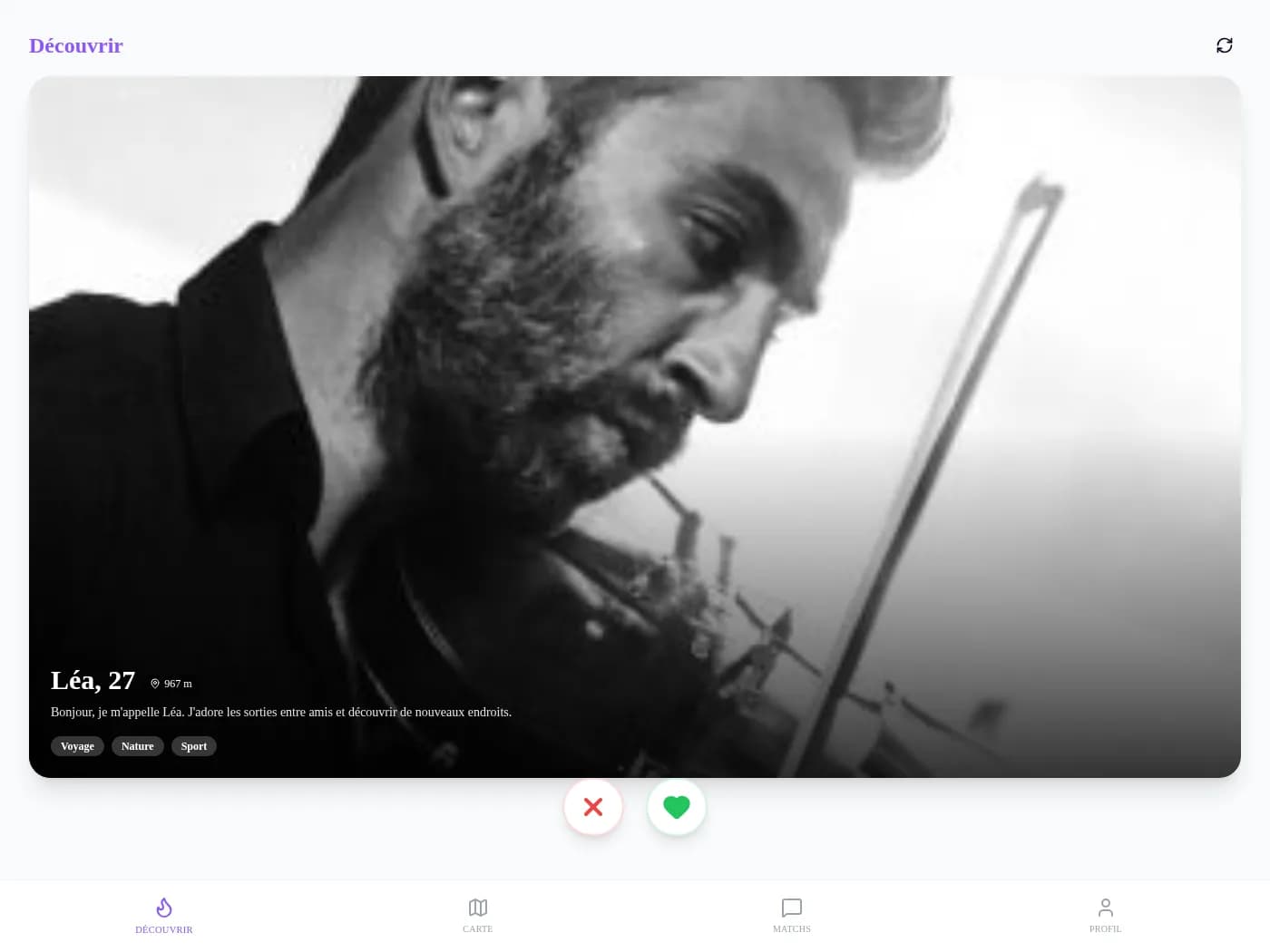 NearMatch Dating App