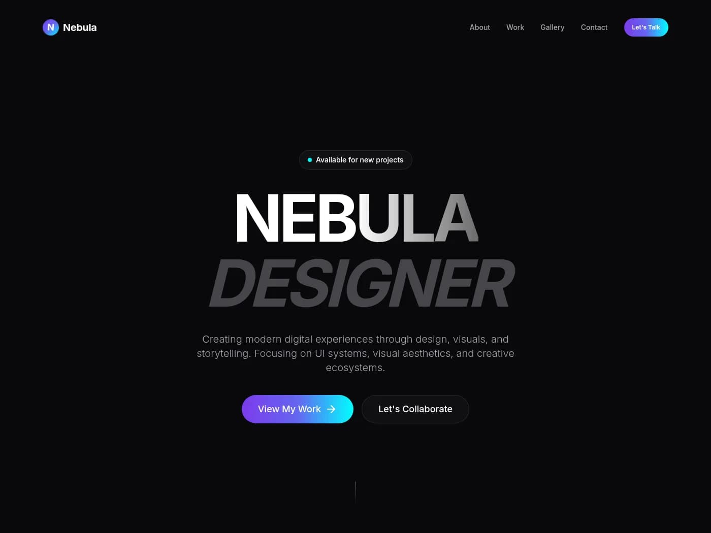 Nebula Portfolio