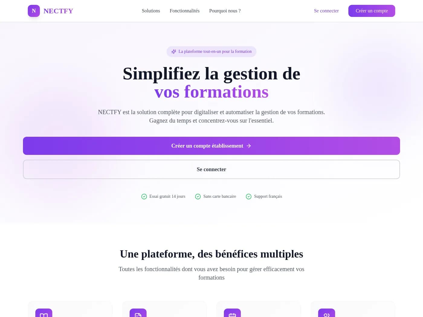 NECTFY Edu Platform