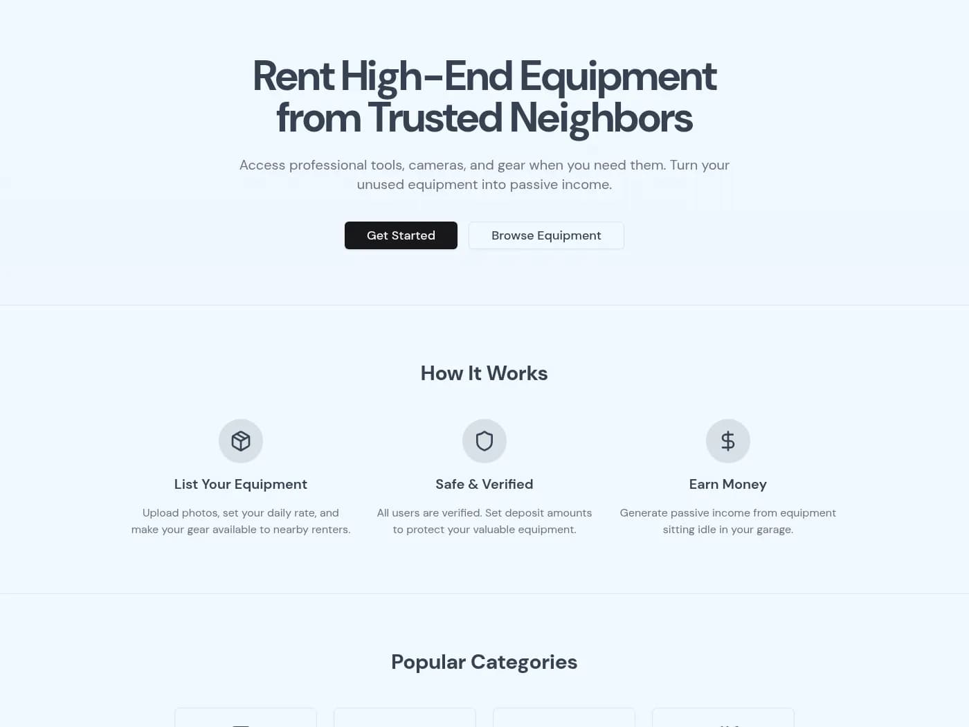 NeighborGear Exchange