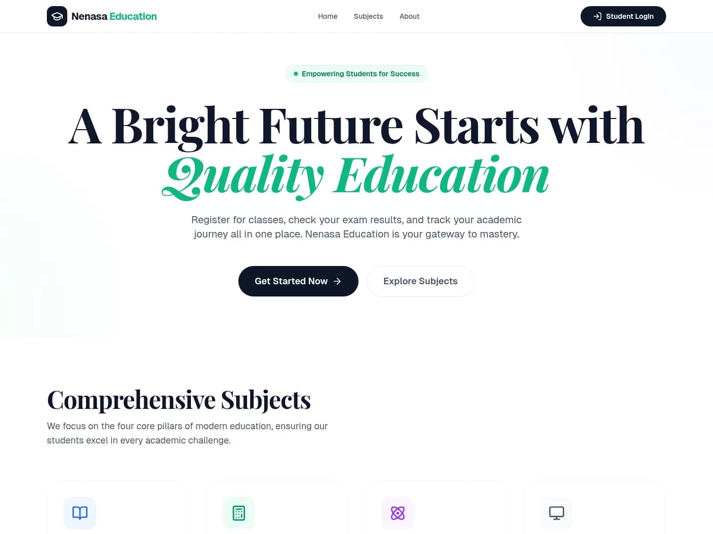 Nenasa Education Portal