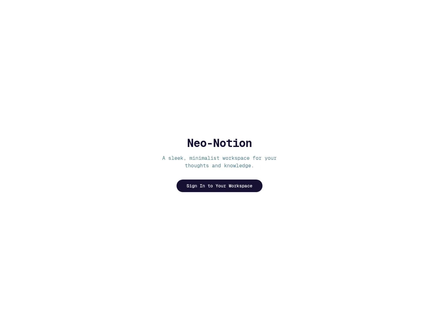Neo-Notion