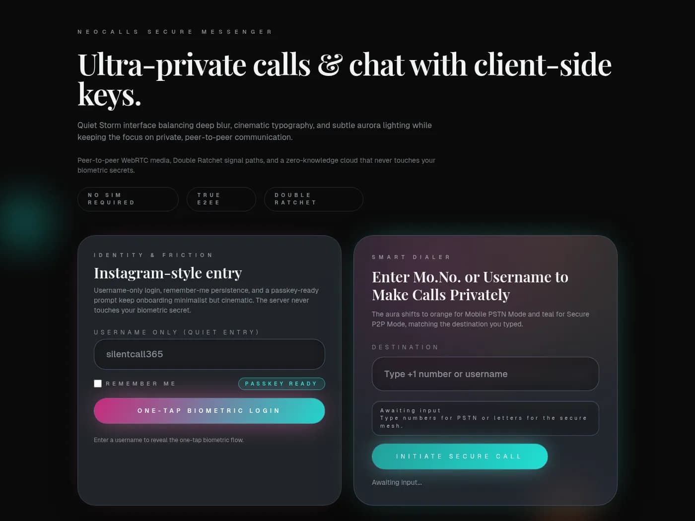Neocalls Secure Messenger