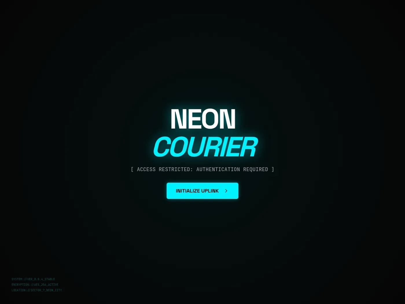 Neon Courier Tactics