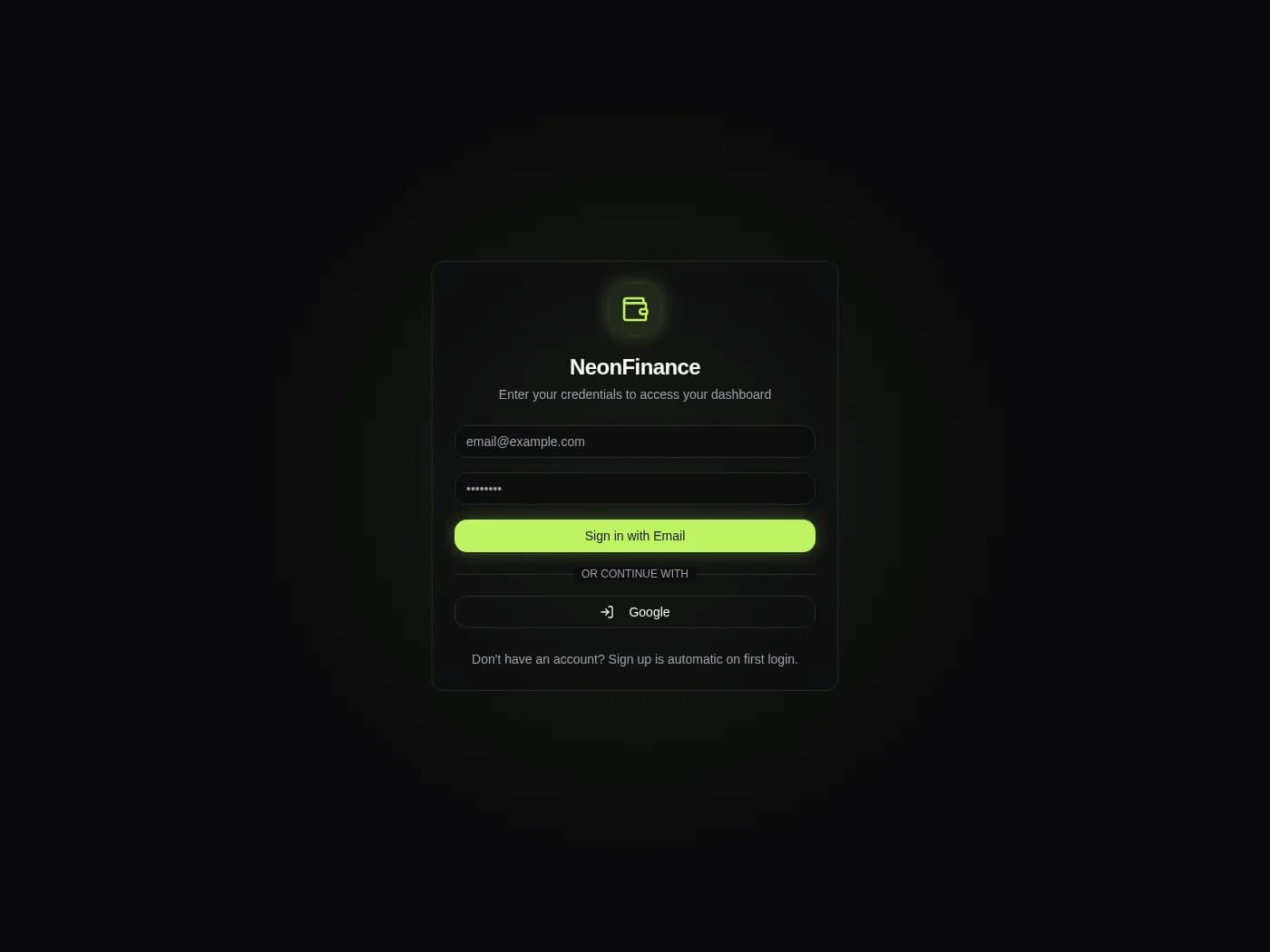 Dashboard