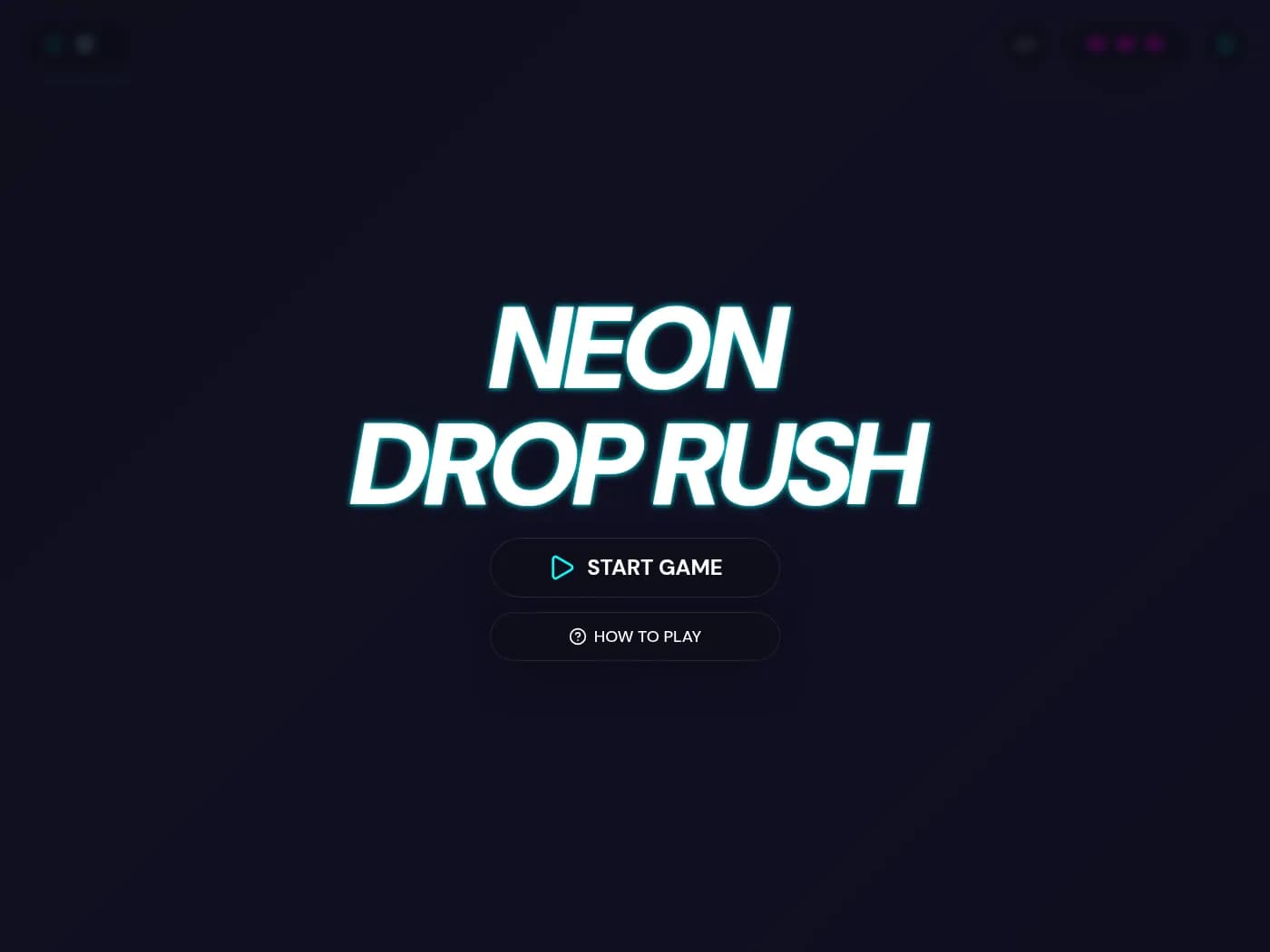 Neon Drop Rush