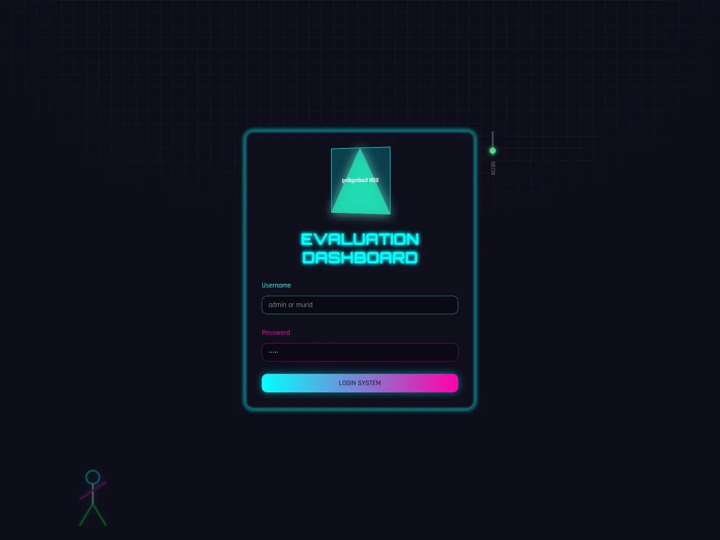 Neon Eval Dashboard