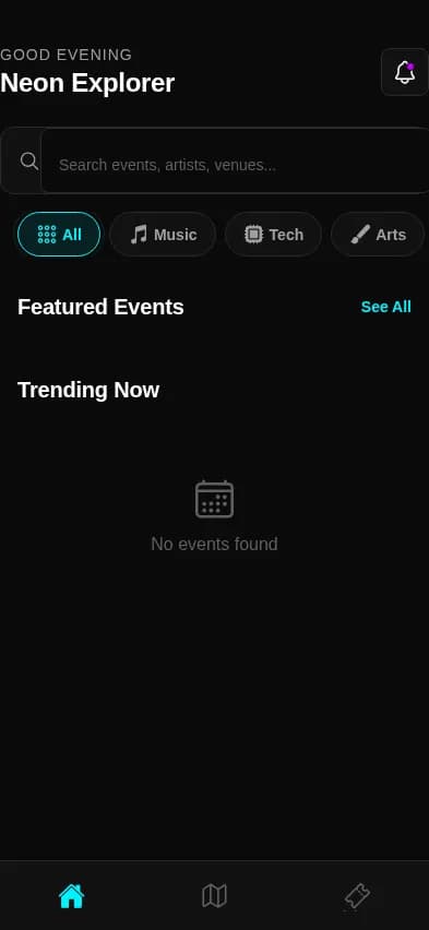 Neon Event Explorer