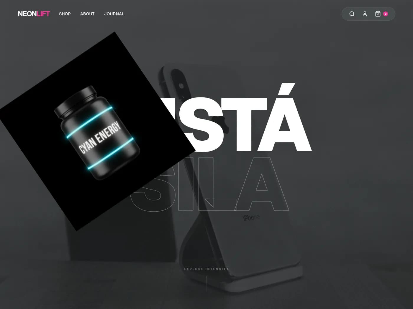 Neon Lift E-Commerce UI