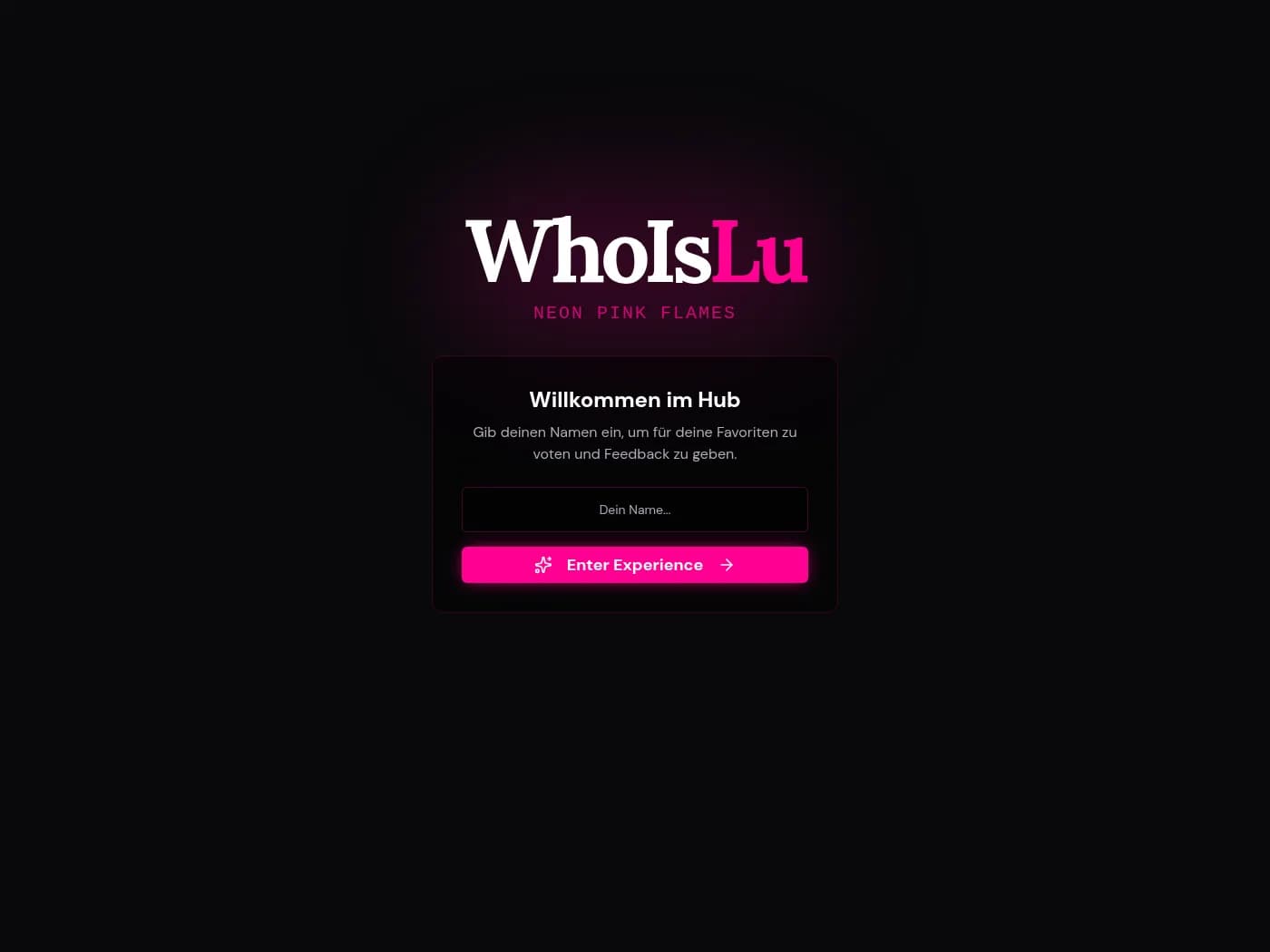 Neon Pink Music Hub